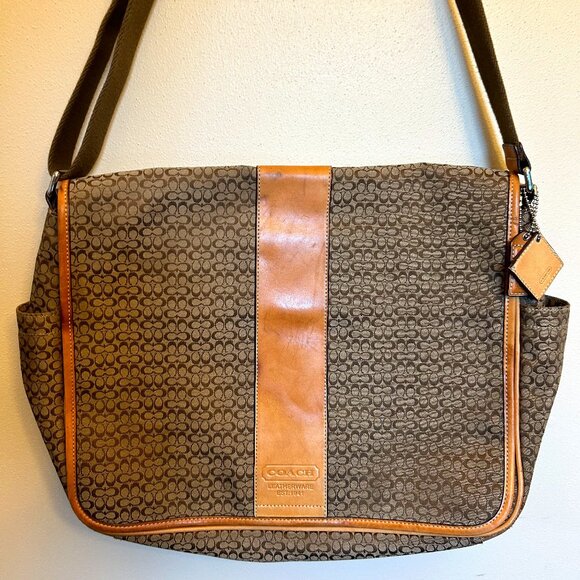 Coach | Bags | Coach 7704 Hudson Commuter Messenger Multipurpose Laptop ...